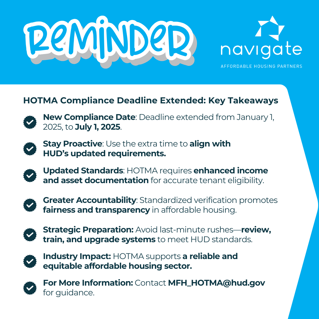 HOTMA Compliance Deadline Extended: Don’t Delay Preparation! - Navigate ...