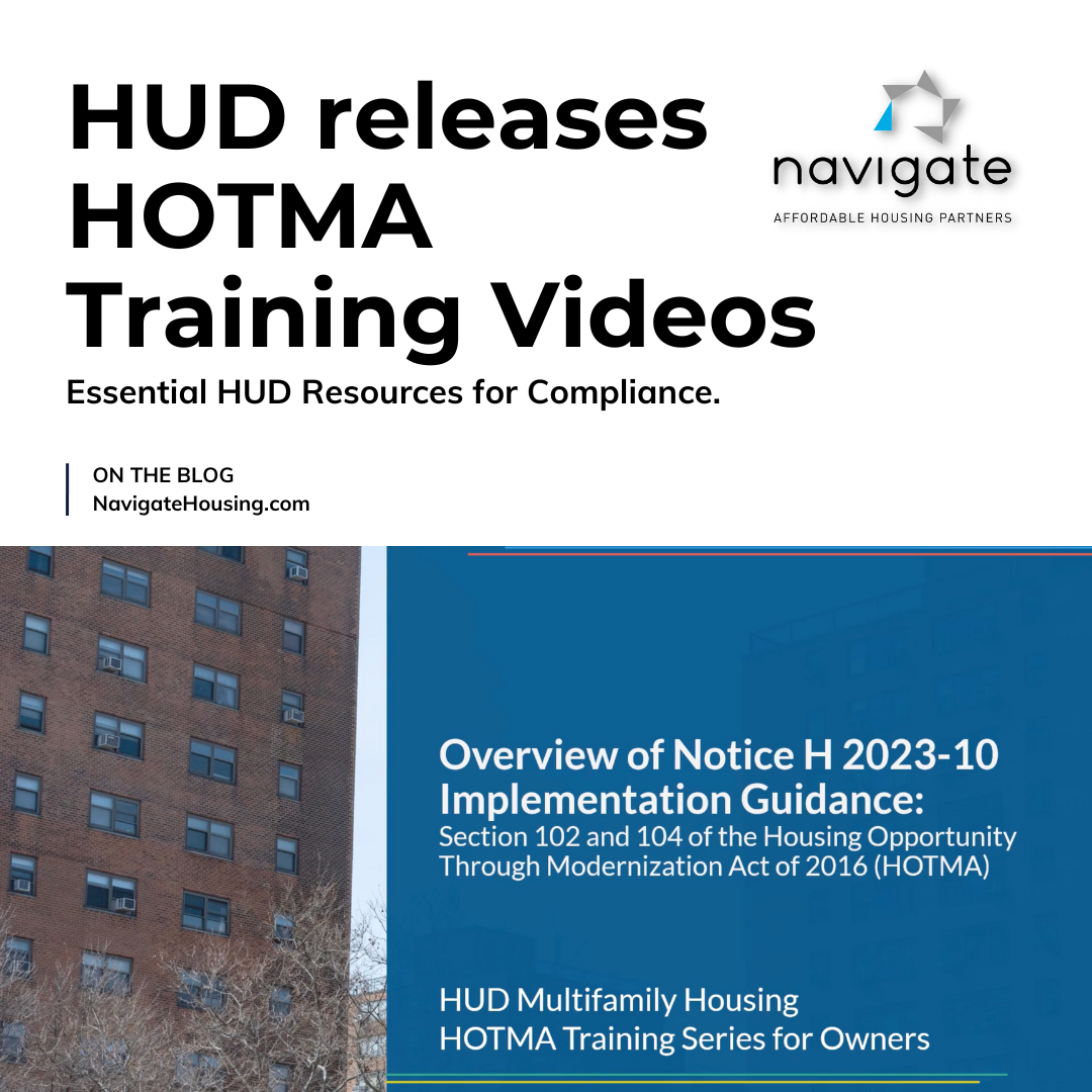 Explore HUD’s HOTMA Training Videos and Resources